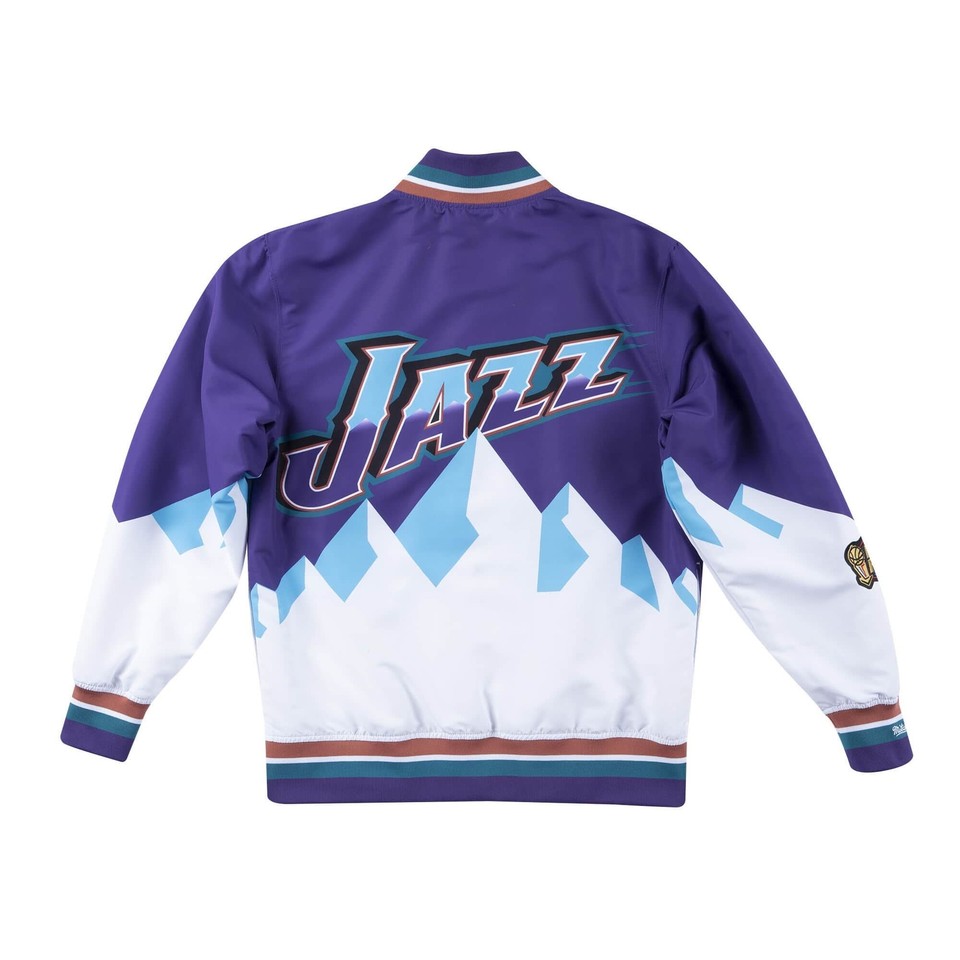 Mens Mitchell & Ness NBA AUTHENTIC WARM UP JACKET - UTAH JAZZ 1997 | eBay