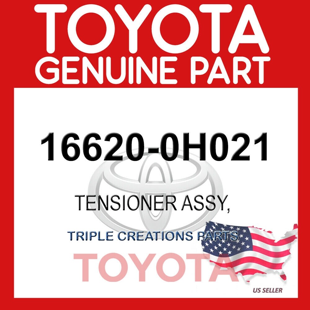 166200H021 Genuine Toyota Tensioner Assy V-Ribbed Belt 16620-0H021 OEM ...