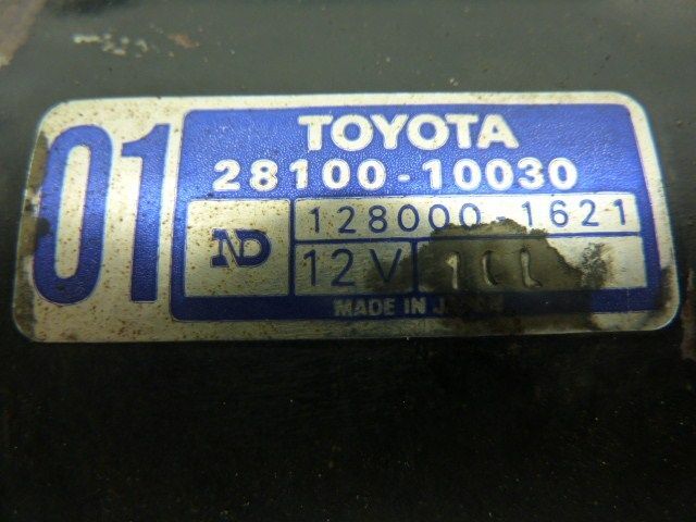 Starter Motor .8kw Direct Drive Fits 87-94 TERCEL 80244 | eBay