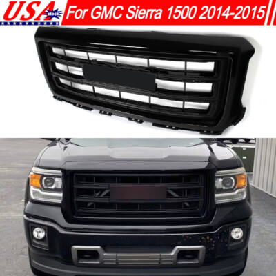 2014-2015 GMC Sierra 1500 SLT Style Front Bumper Grille Grill US ...