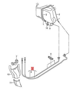 Genuine VW AUDI SEAT SKODA Ameo Polo 1 Set Of Fuel Lines 6R0200059AA | eBay