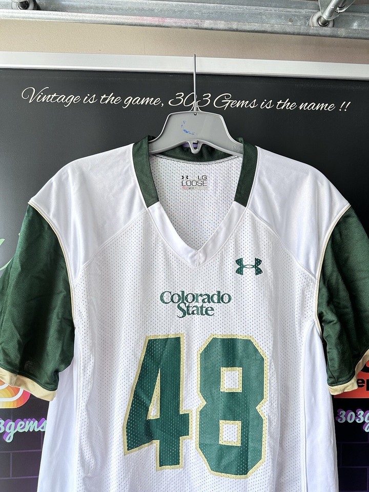 Authentic CSU Rams Colorado State #48 Under Armour NCAA College ...