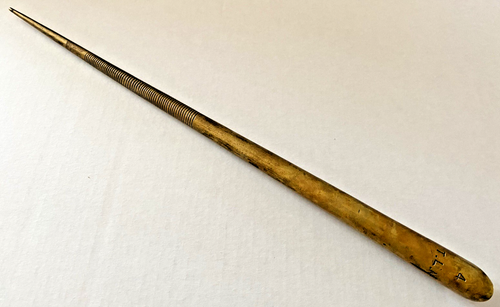 Rare 1960's Tibetan Brass Sand Pipe Chak-pur / Monastic Size (46cm ...