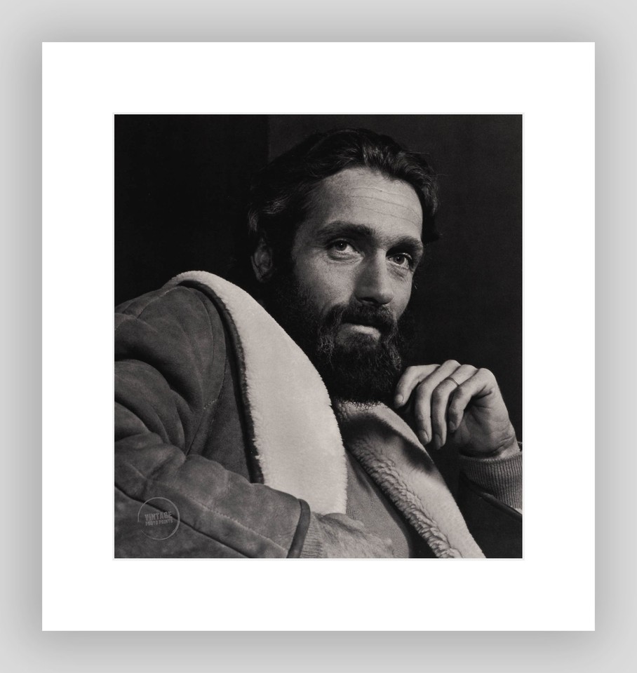 VTG Yousuf Karsh Print Philippe Cousteau Portrait Engraving Photo 1972 ...