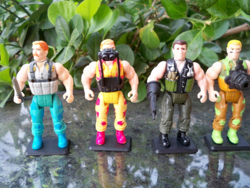 Vintage FULL SET Diamond Toys Commando 1985 Action Figures LOT ...