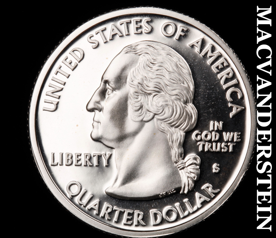 2000-S Silver Massachusetts State Quarter - Choice Gem Proof Lustrous # ...