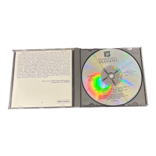 George Handel Concerto Alexander’s Feast, Teldec Records, 1991. CD | eBay