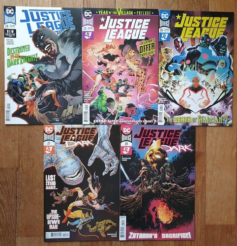 5 COMICS JUSTICE LEAGUE 24 à 28 DC 2019 JIMENEZ CHUNG | eBay