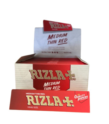 1-50 BOOKLETS OF RIZZLA RED KING SIZE SLIM THIN PAPER REFINED | eBay UK