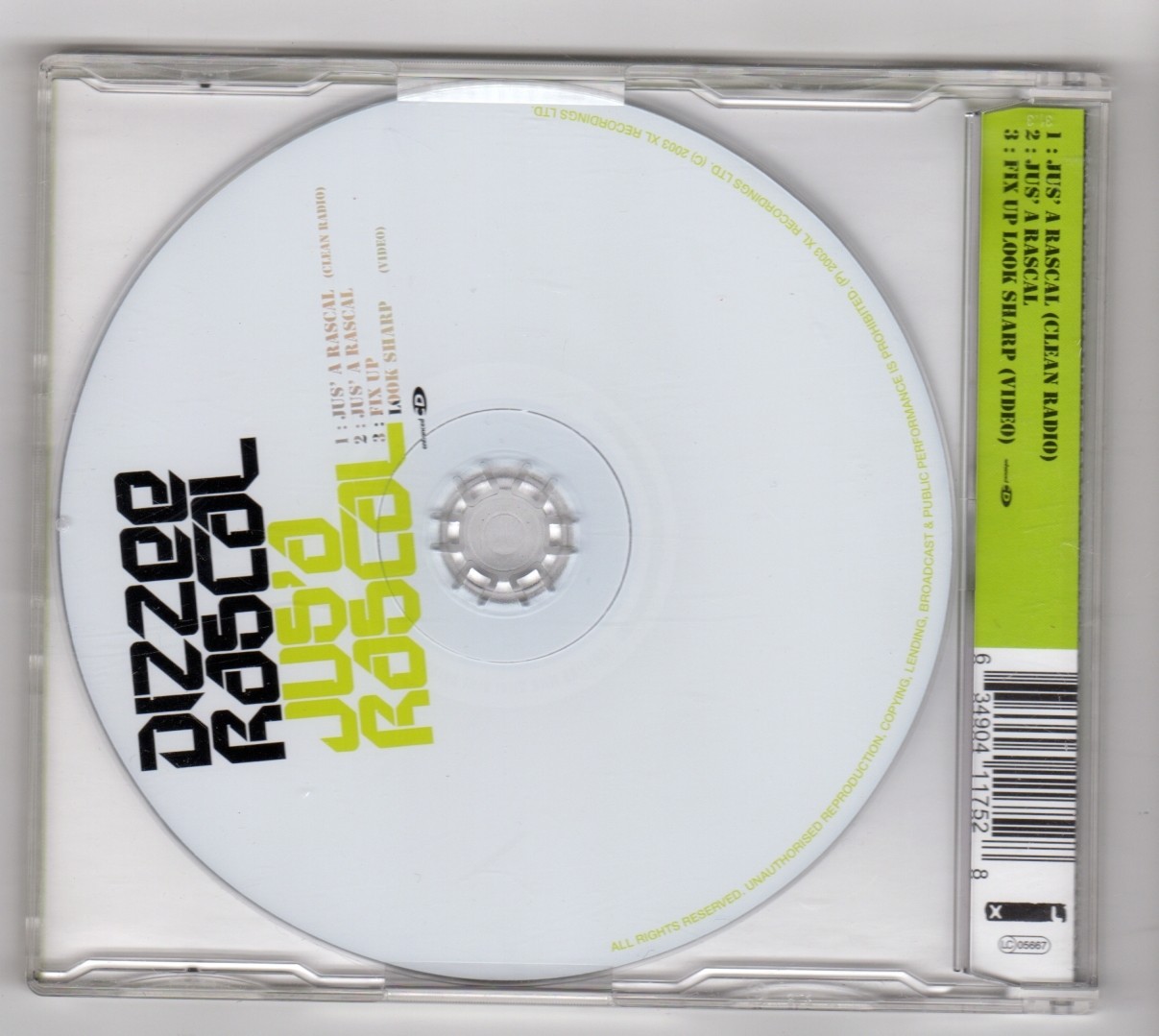 Jus' a Rascal by Dizzee Rascal (CD, 2003) online kaufen | eBay