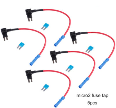 5PCS Micro2 Fuse Tap Mini Fuse Holder ADD-A-CIRCUIT Blade ATR 15A fuse ...