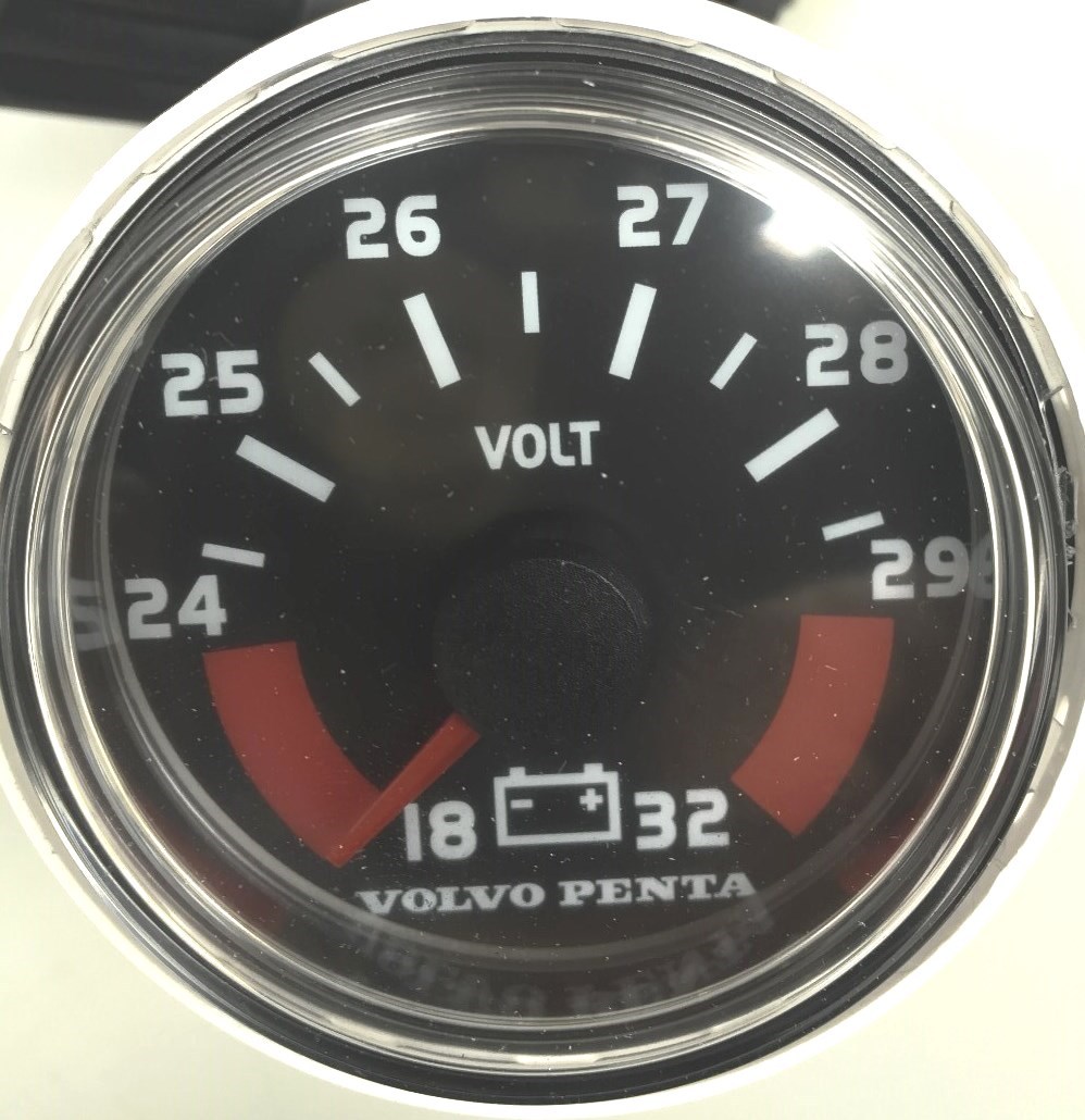 VOLVO PENTA Voltmeter Part # 874913 Brand New In Box with instructions ...