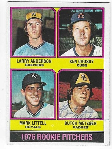 Butch Metzger Signed 1976 Topps Rookie Card / Autographed | eBay