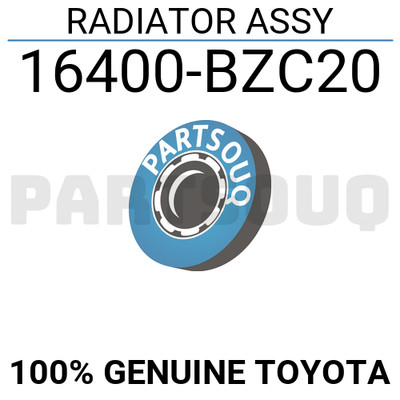 16400BZC20 Genuine Toyota RADIATOR ASSY 16400-BZC20 | eBay