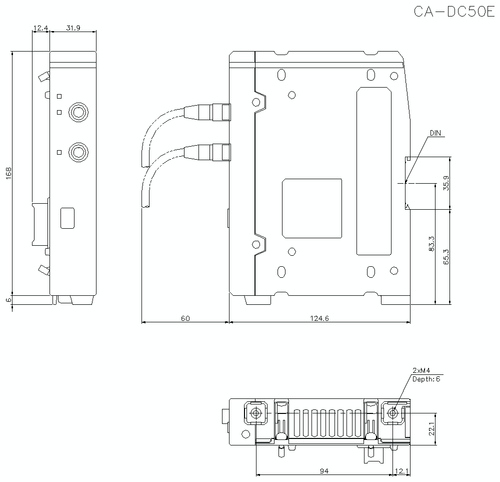 KEYENCE CA-DC50E Lighting Expansion Unit (supports LumiTrax) New Fedex ...
