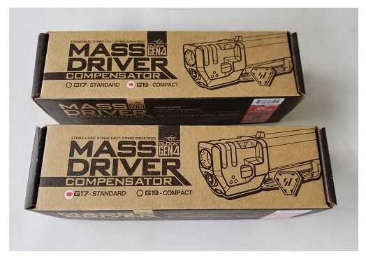 Strike Industries Mass Driver Comp Compensator for Compact Gen 4 Glock ...