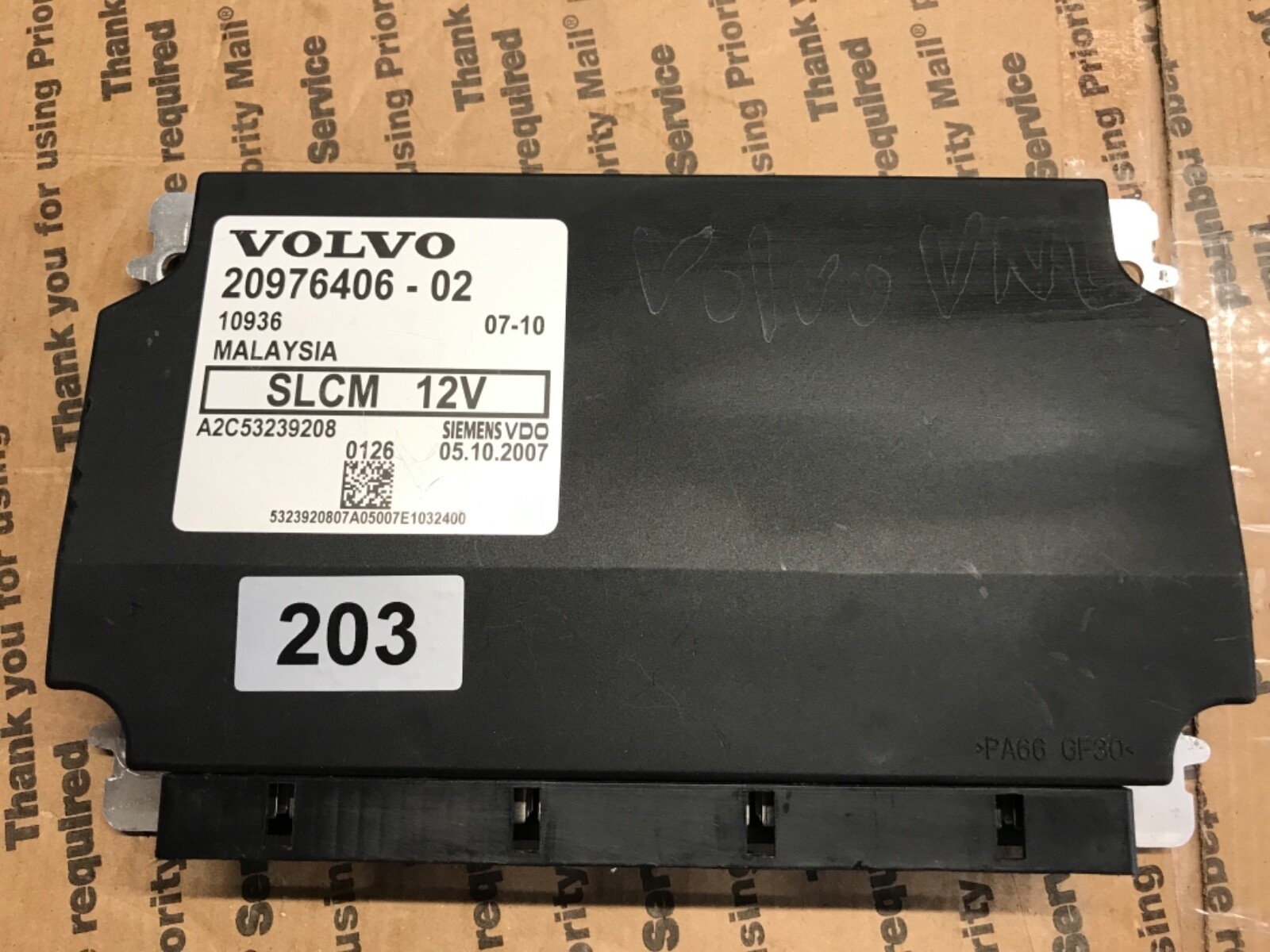VOLVO VNL 2 GEN 04-16 OEM LIGHT CONTROL MODULE LCM ASSEMBLY, P ...