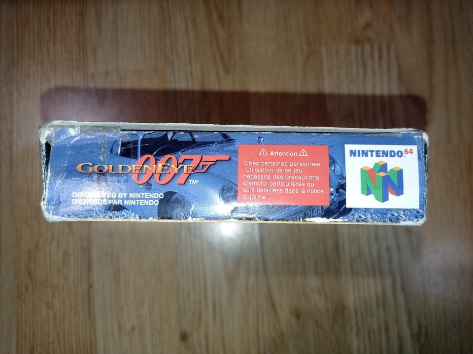 GOLDENEYE 007 JAMES BOND - NINTENDO 64 PAL FRANCE FAH + GUIA - COMPLETO ...