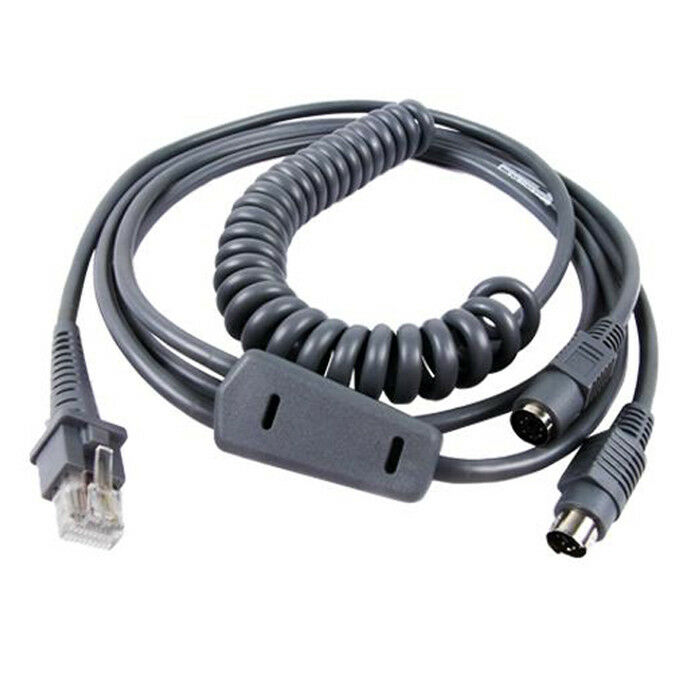 9FT Coiled PS2 Keyboard Wedge Cable for Datalogic D100 GD4130 QD2130 ...