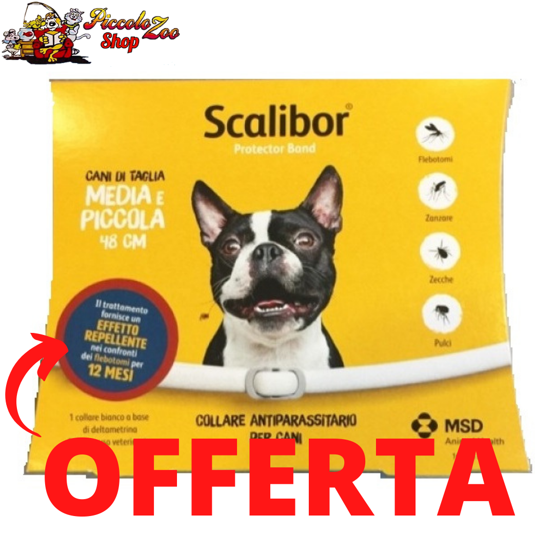 Scalibor collare antiparassitario per cane piccolo-medio(48 cm) o ...