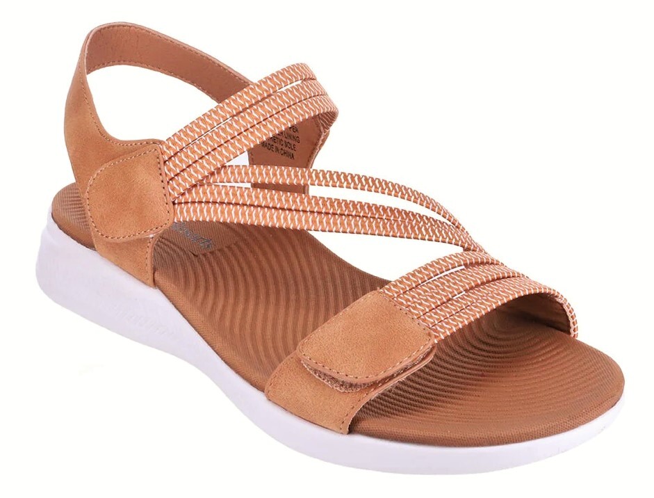 CC Resorts Shoes Cloud Comfort Footbed Sandals elastic strap CC Resorts ...