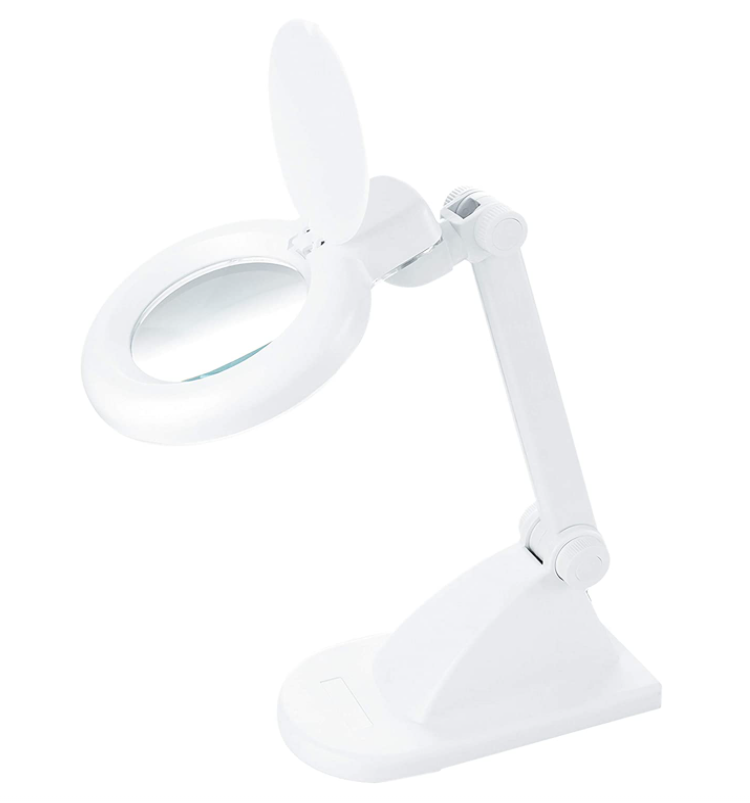 Daylight Company London LED Magnifier White Table Lamp 1.75x ...