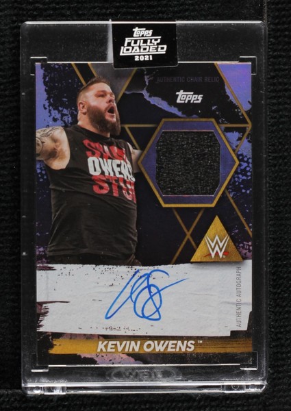 2021 Topps WWE Fully Loaded - Autographed Chair Relics Onyx #C-KO Kevin ...