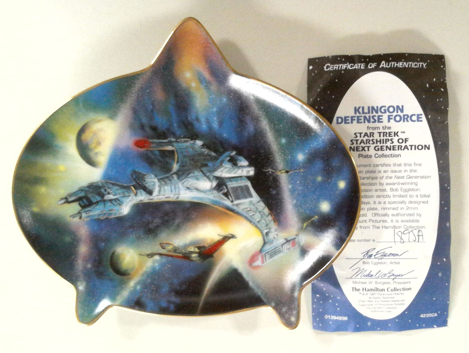 1x RJP045: Star Trek: Starships of Next Generation Plate Collection ...