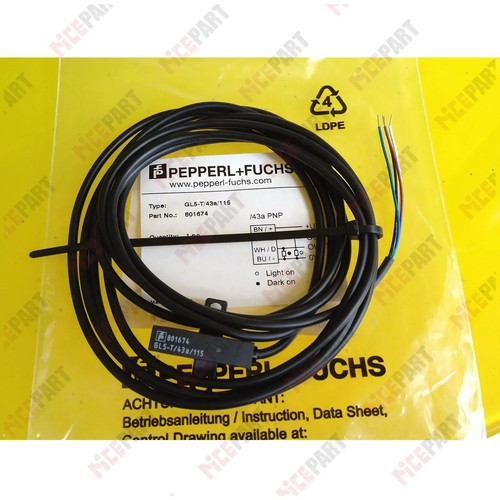 NEW PEPPERL+FUCHS GL5-T/43a/115 801674 Photoelectric Slot Sensor | eBay