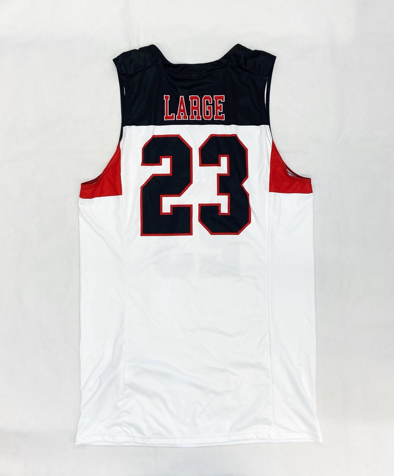 Under Armour Armourfuse Basketball Jersey Men's Large White Red UJ5KJGM ...