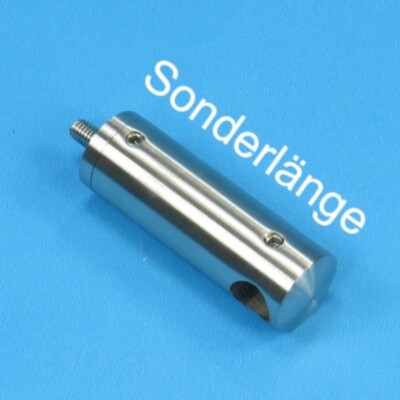 Edelstahl Querstabhalter Rundstab Ø 12 mm Rundstahl Rohr Halter ...