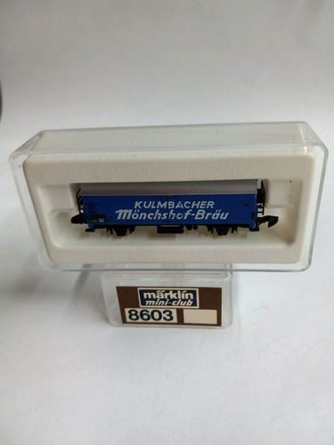Marklin mini-club Z scale 8603 Kulmbacher Monchshof-Brau Beer Car | eBay