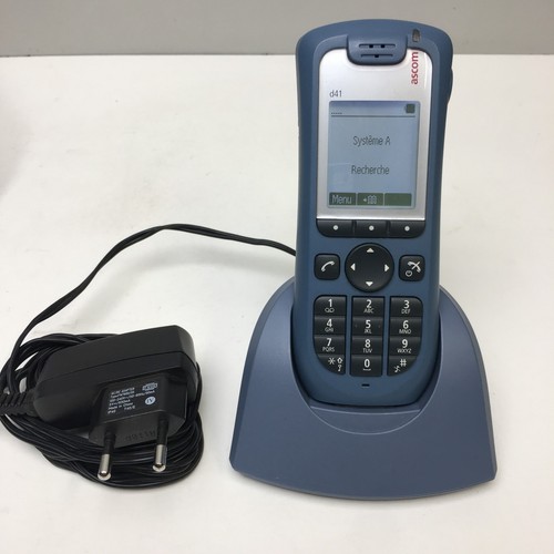 DECT ASCOM D41 D 41 DH3 + CRADLE DC3 + POWER SUPPLY VERY GOOD CONDITION ...