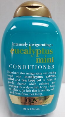 Ogx Intensely Invigorating Eucalyptus Mint Conditioner W/Tea Tree Oil ...
