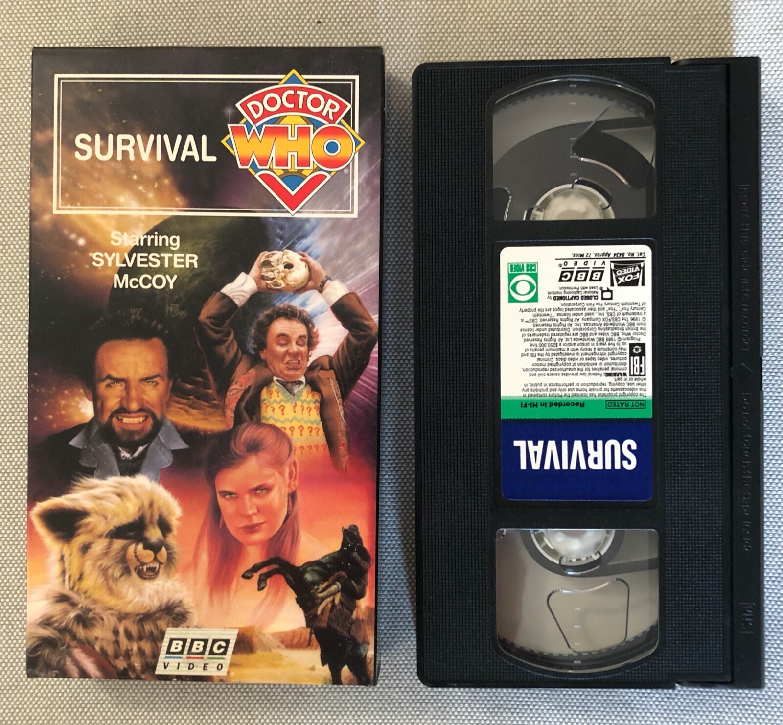 DOCTOR WHO Survival VHS BBC Video 1989 86162843433| eBay