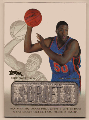 2004 Topps #Je-MS Mike Sweetney Rookie (Stitching) KNICKS | eBay