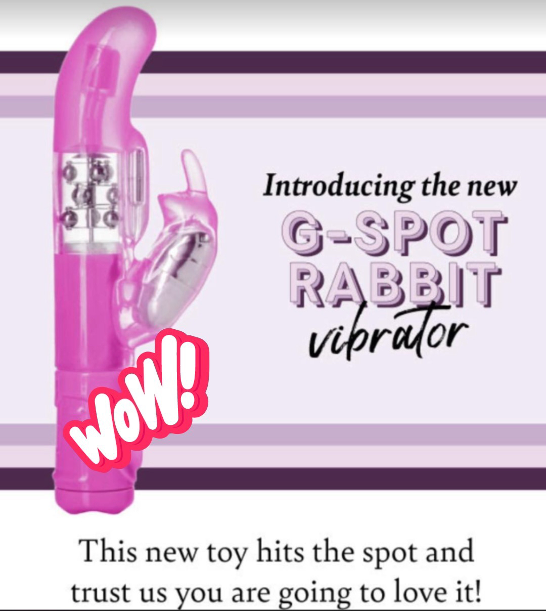 Pure Romance G-Spot Rabbit Vibrator plus Free Gift included | eBay