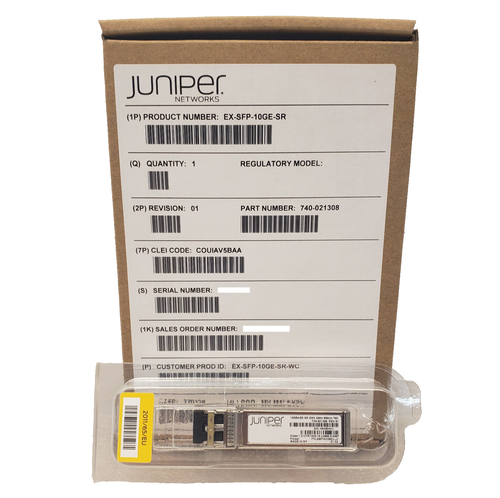 Juniper EX-SFP-10GE-LR 10GBASE-L SFP+ 1310nm 10km Duplex LC Optical ...