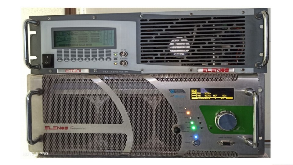 Broadcast Professional Elenos 5Kw 5000W FM Transmitter Wide Band - 88 ...