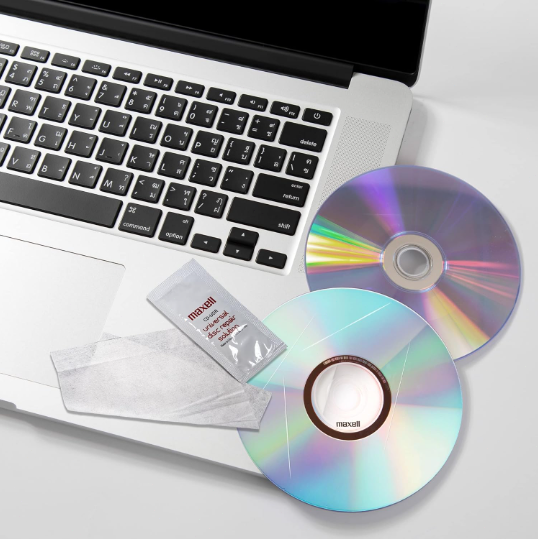 Maxell 190510 Disc Scratch Cleaner & Repair Kit for CD/DVD - Eliminates ...