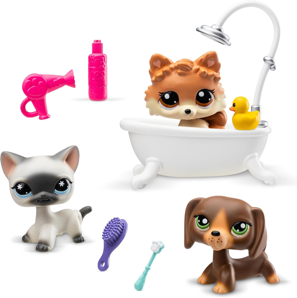 - Grooming Spa Play Pack, Gen 7 Authentic LPS Bobble Head Toy Figure ...
