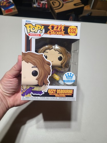 Funko Shop Exclusive Rocks Ozzy Osbourne Purple Outfit Pop #332 Black ...
