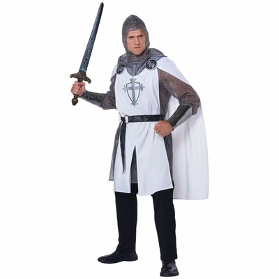 Knights Surcoat White Medieval Renaissance Unisex Womens Mens Costume ...