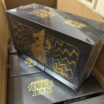 Sparkling Energy ETB(Pikachu) Pokemon Chinese Sealed Gift Box CS4.1C ...