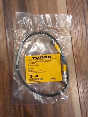 SEALED NEW TURCK RK 4T-0.5-PSG 3M/S90 HYBRID MOLDED CORDSET 125V 4A ...