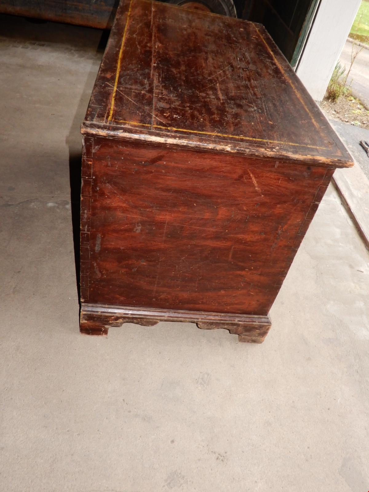 ANTIQUE EARLY BLANKET CHEST WITH DRAWERS CA. 1845 | eBay