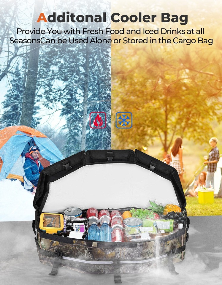 ATV Cargo Storage Box Cooler Box for Can Am Outlander 500/570 Renegade ...