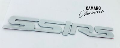 CAMARO CHROME HOOD OR FENDER EMBLEM "SS/RS" (1 PC) FOR ALL CHEVROLET ...
