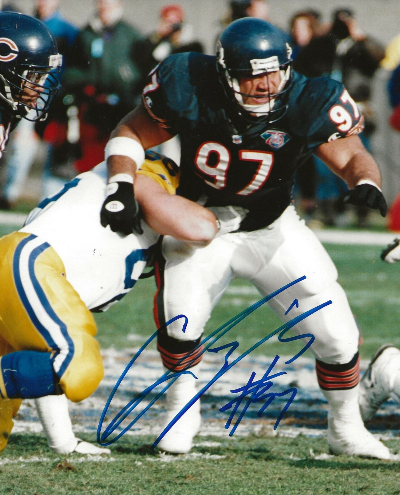 Chris Zorich signed Chicago Bears 8x10 photo autographed | eBay