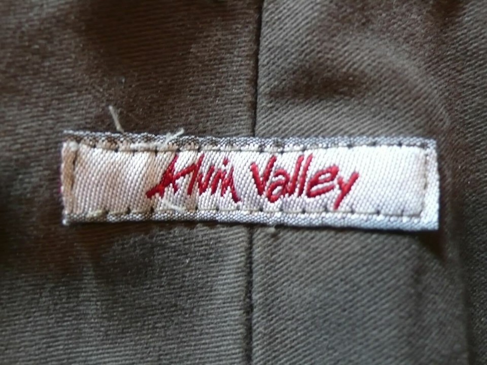 ALVIN VALLEY Women's Brown Cotton Flare Leg Dress Trousers Pants EUR Sz ...